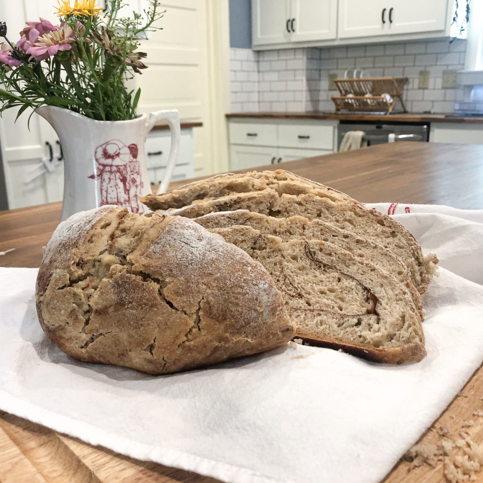 Artisan Cinnamon Sourdough Bread Recipe - Harbor Home